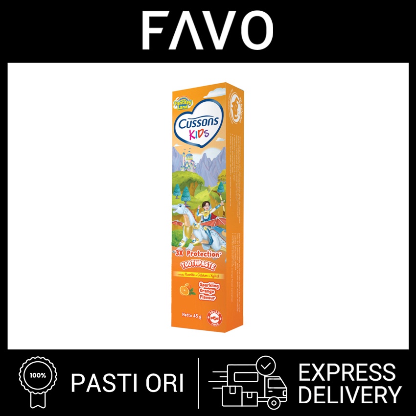 Children's Toothpaste - Cussons Kids Dragon Sparkling Orange - 45 gr ...