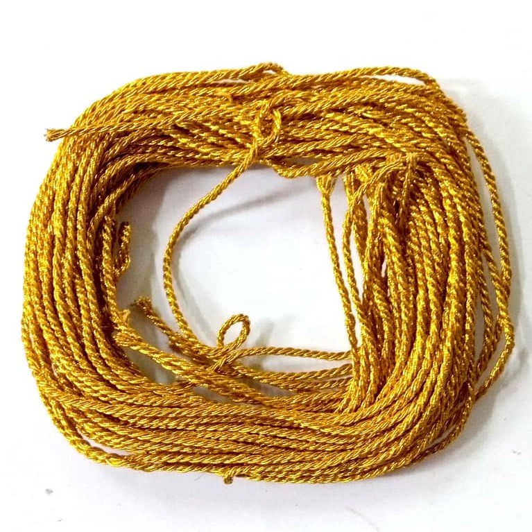 Thali Kayiru ( Gold / Nylon / Gilter / Kayiru ) - 12pcs in 1set ...