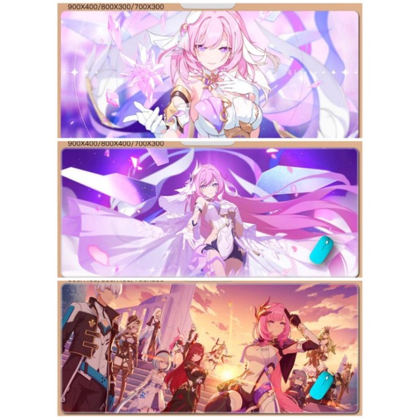 Honkai impact 3 mousepad elysia herrscher of human herrscher of ...