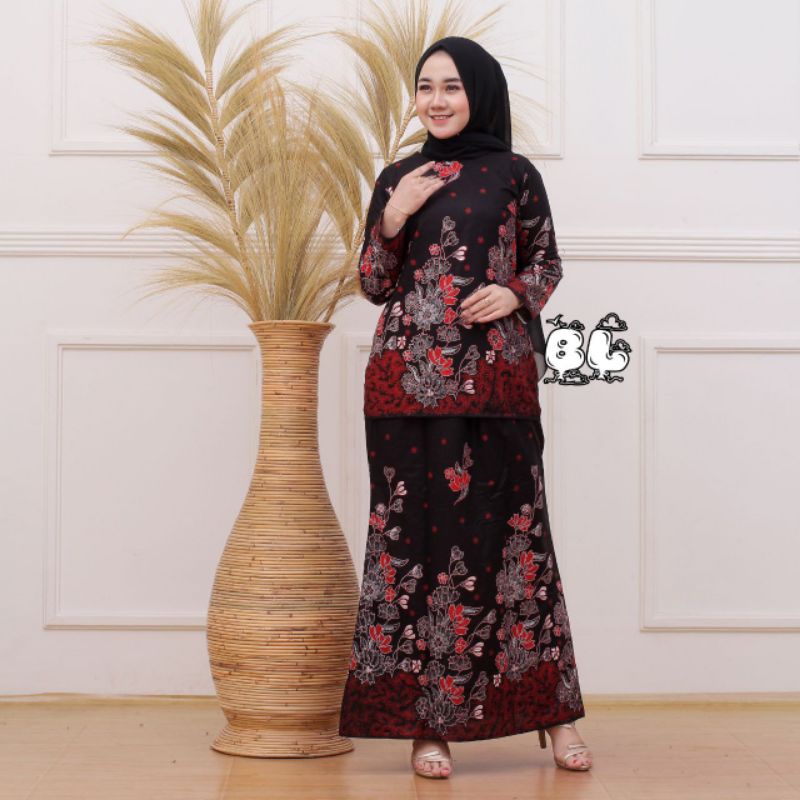 KATUN Original modern RNB batik Suit/ RNB batik Cotton Office Work pns ...