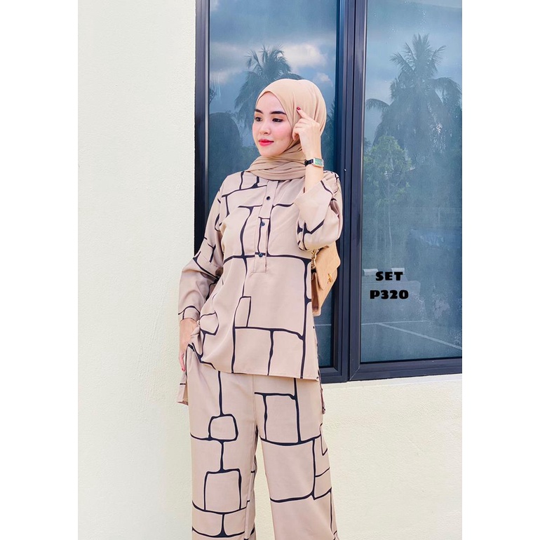 READY STOCK 🔥 MURAH 🔥 FAST SHIPPING 🔥 SET BAJU BLOUSE DAN SELUAR ...