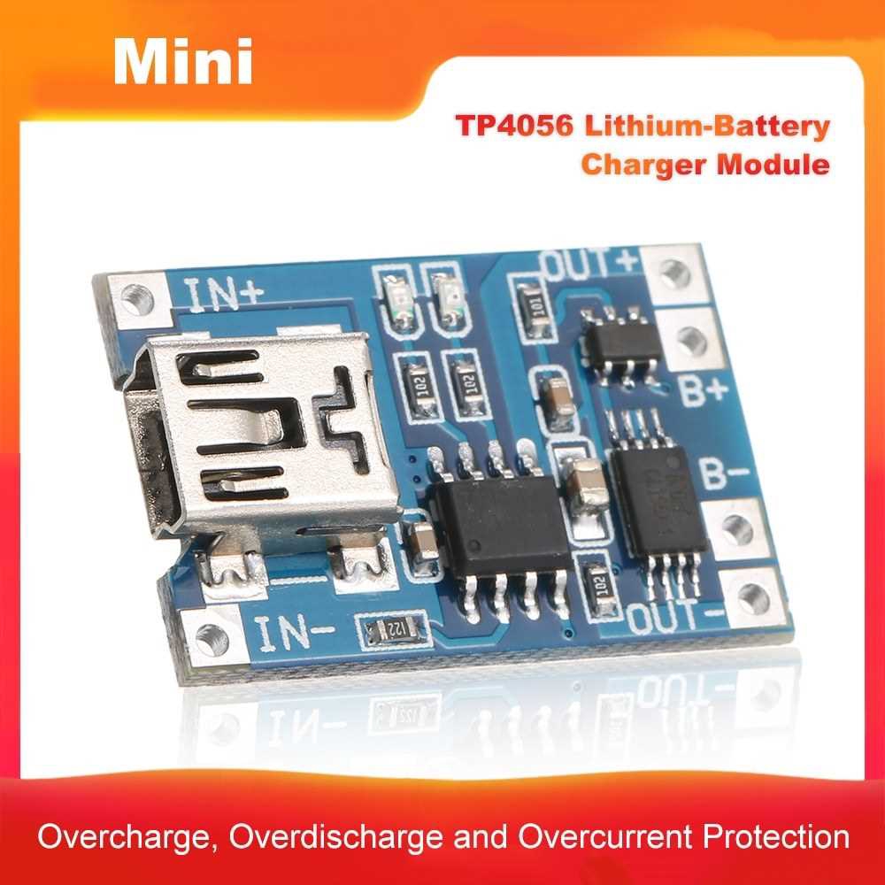 Micro/Type-C/Mini USB 5V 1A TP4056 18650 Lithium-Battery Charger Module ...