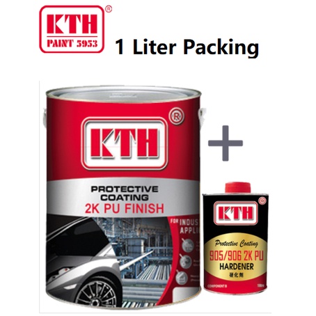 1L KTH 2K Polyurethane Finish Clear / Matt - 905 / 906 Set | Shopee ...
