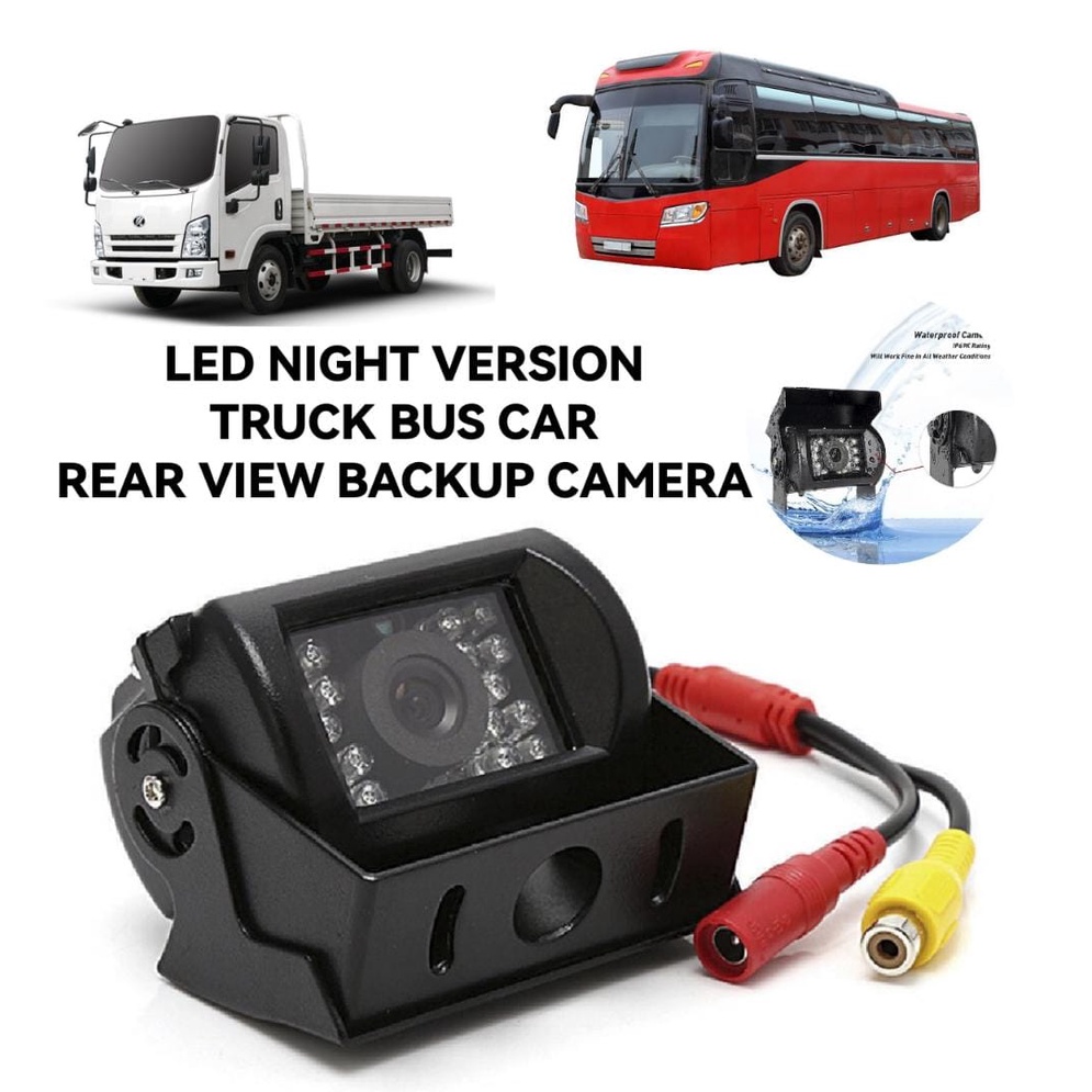 Universal Truck Trailer Bus Lorry Car Reverse Backup Camera View Full ...