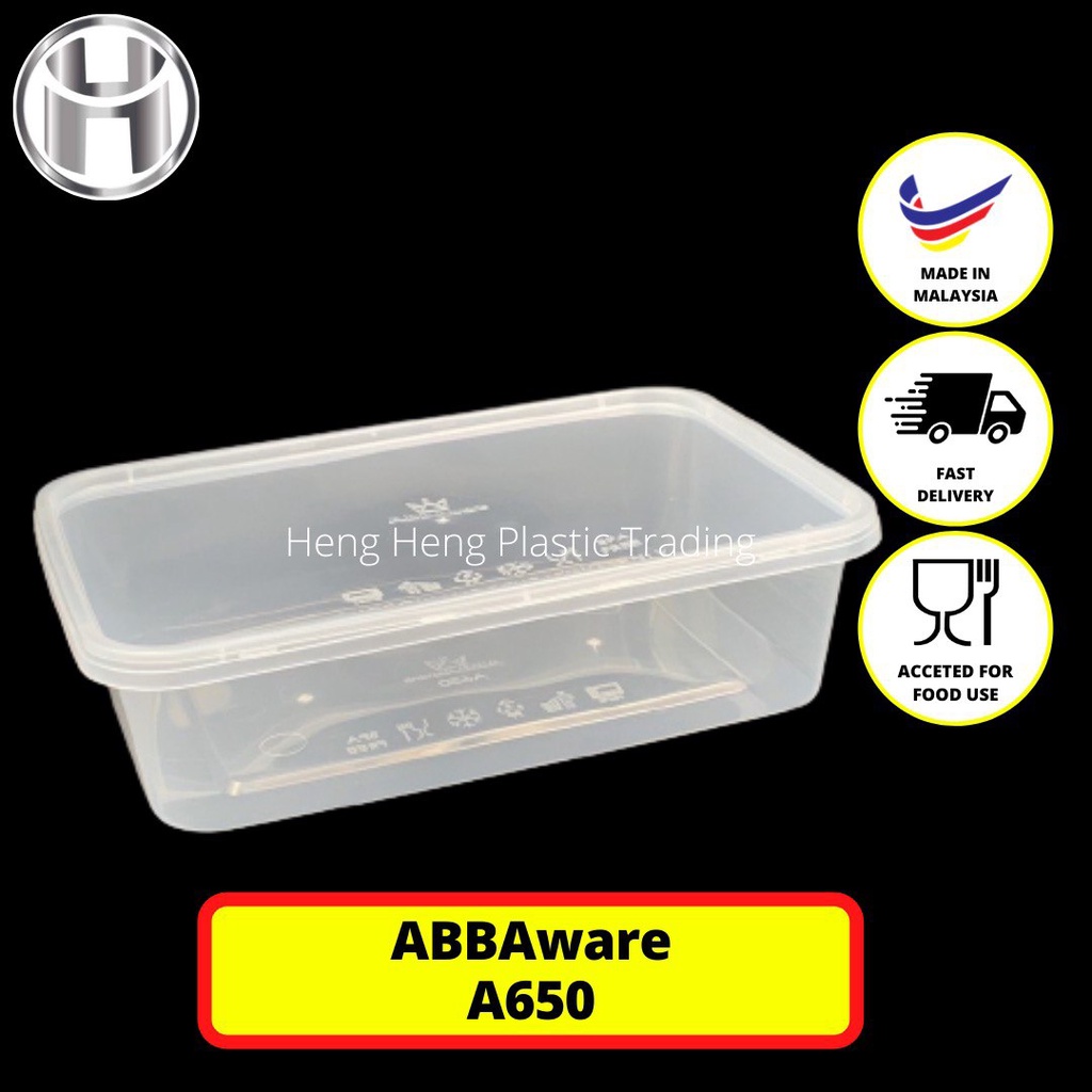 Special Offer ABBA A650 Disposable Microwave Rectangular Container ...
