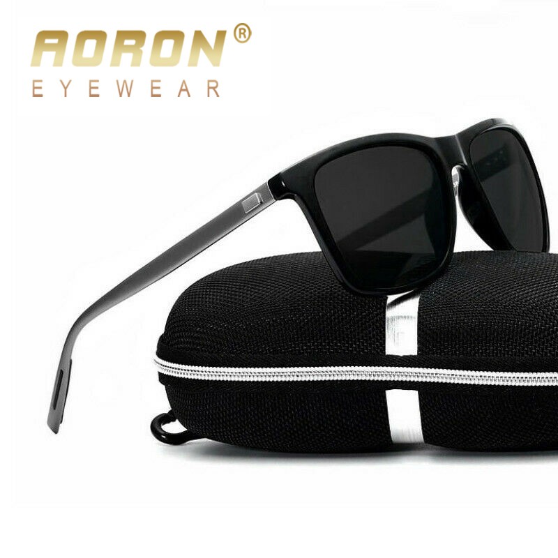 Aoron Mens Polarized Sunglasses Men Classic Square Sun Glasses Uv400