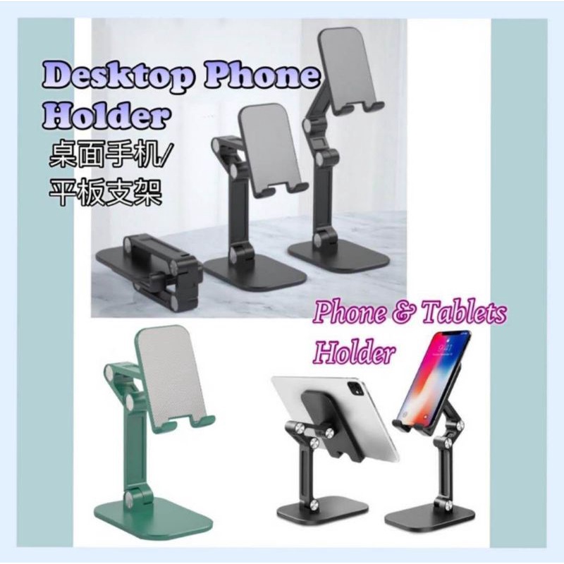 Universal Desktop Phone Tablets Holder Stand Portable Adjustable Tablet ...