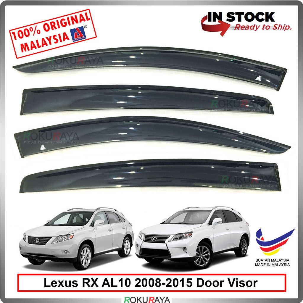 Lexus RX AL10 (3rd Gen) 2008-2015 AG Sun Wind Rain Air Press Deflector ...