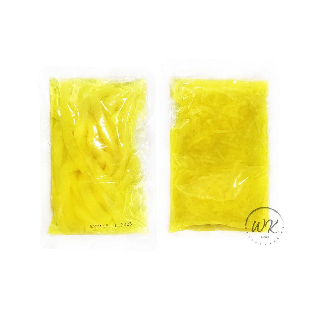 Takuan Sliced Yellow Pickled Radish Sliced / Kizami Takuan HALAL 150G ...