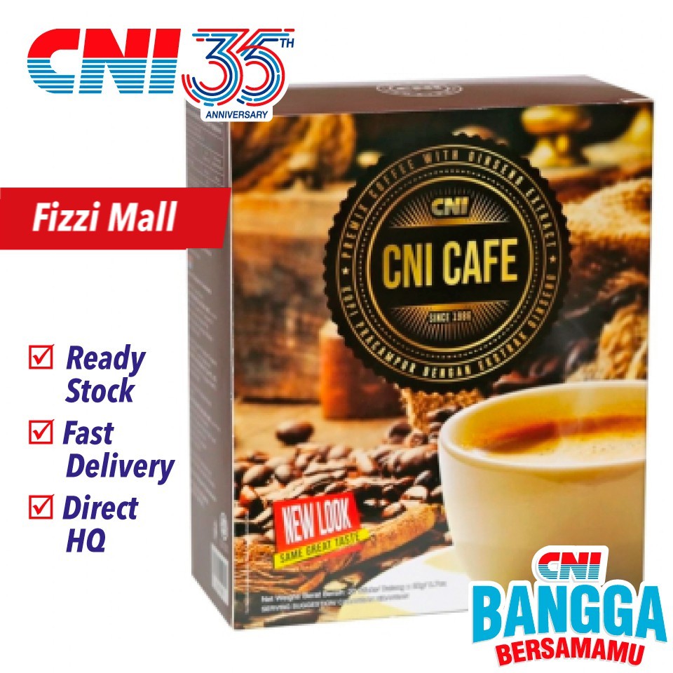 CNI Cafe 15 sachets x 20 g - Kopi Pra Campuran & Ekstrak Ginseng ...