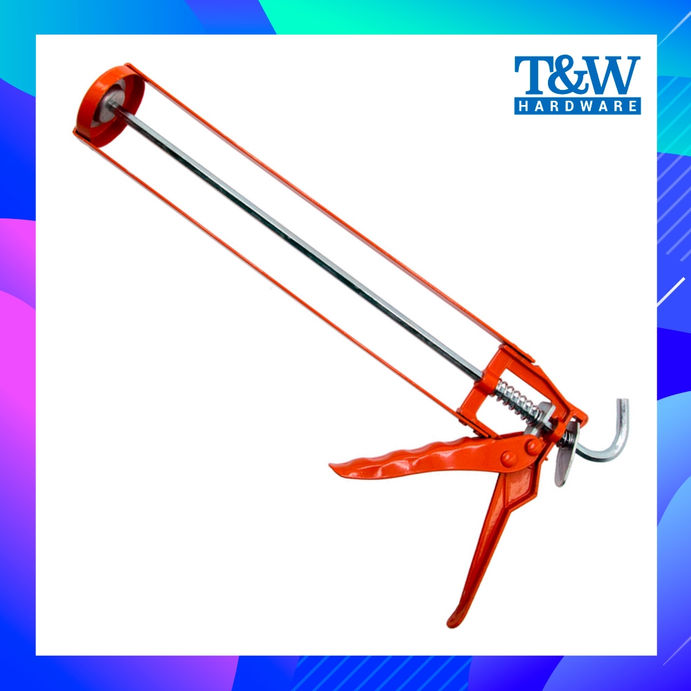 10.5" Caulking Gun for Silicone Sealant Gun Casing Hardware Tool Glue ...