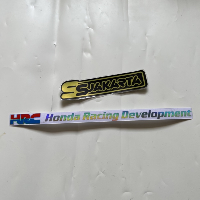 Sticker HRC HONDA RACING DEVELOPMENT CUTTING | Shopee Malaysia