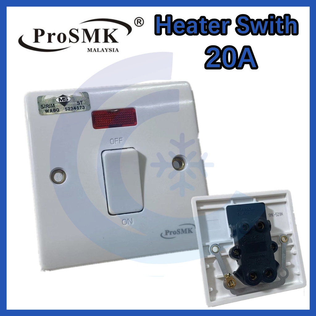 HEATER SWITCH 20A 30A SWITCH ACSON PROSMK WATER HEATER SWITCH (SIRIM ...