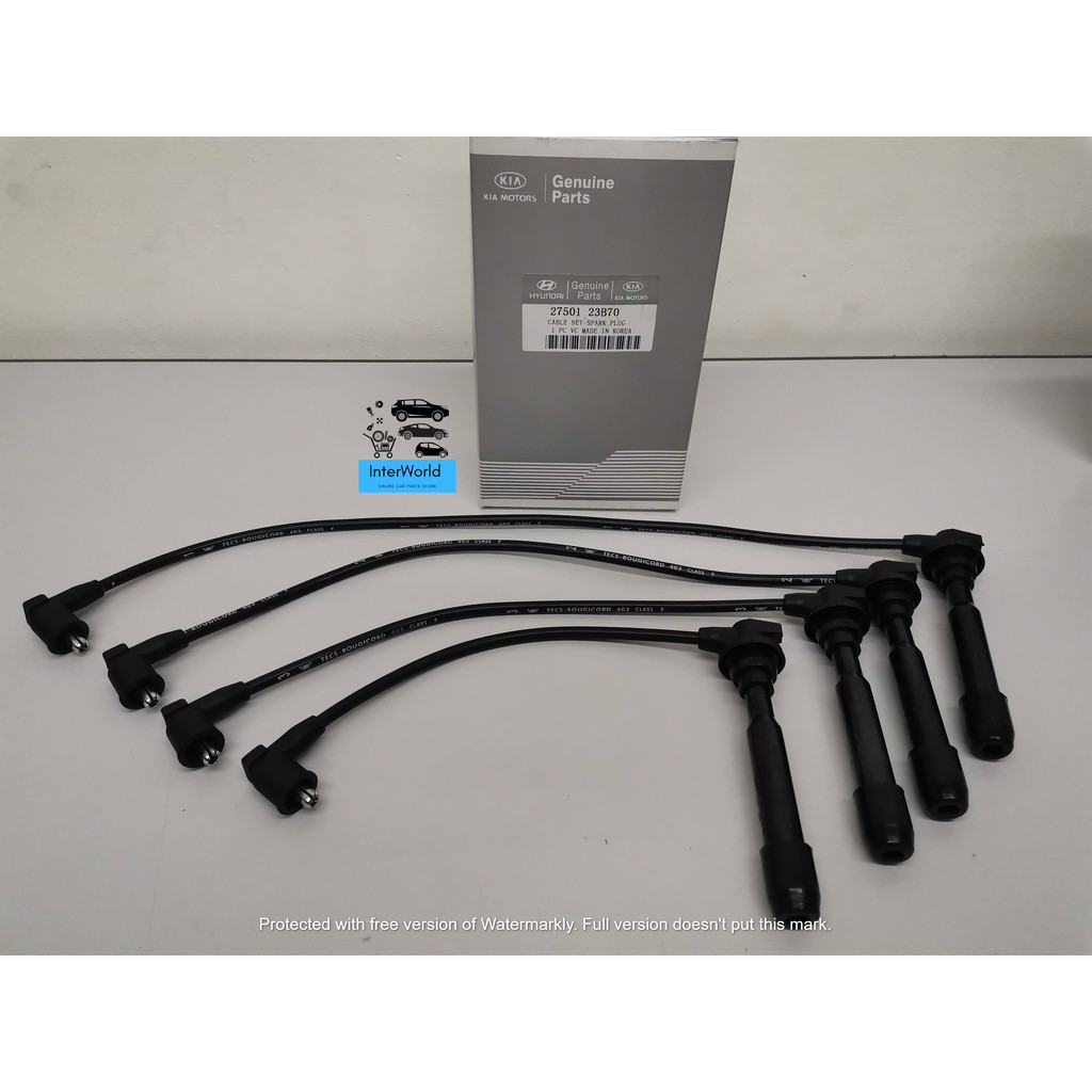 SPARK PLUG (Cable set) - HYUNDAI Matrix 1.8 / Elantra XD 1.8 / NAZA ...
