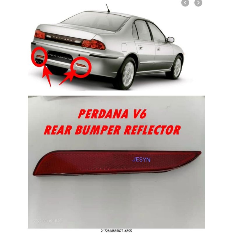 PROTON PERDANA V6 REAR BUMPER REFLECTOR (LEFT / RIGHT) | Shopee Malaysia