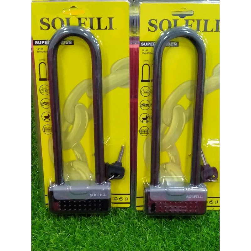 FORK LOCK FORK SAFTY LOCK SECURITY LOCK 290MM / 328MM SOLFILI / SOLCAR | Shopee Malaysia