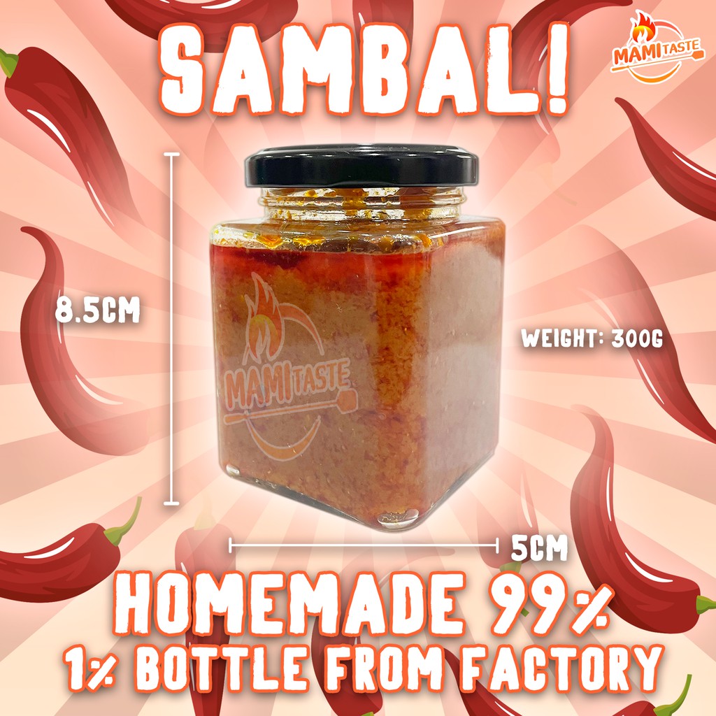 [Ready Stock] Homemade sambal By Mami taste cooking chili sauce masak ...