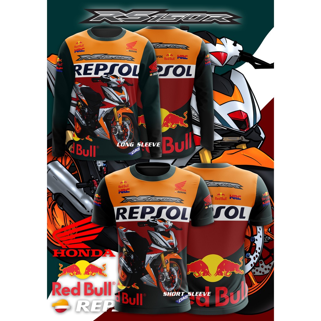HONDA RS150 TEE FULL PRINT REPSOL EDITION | Shopee Malaysia