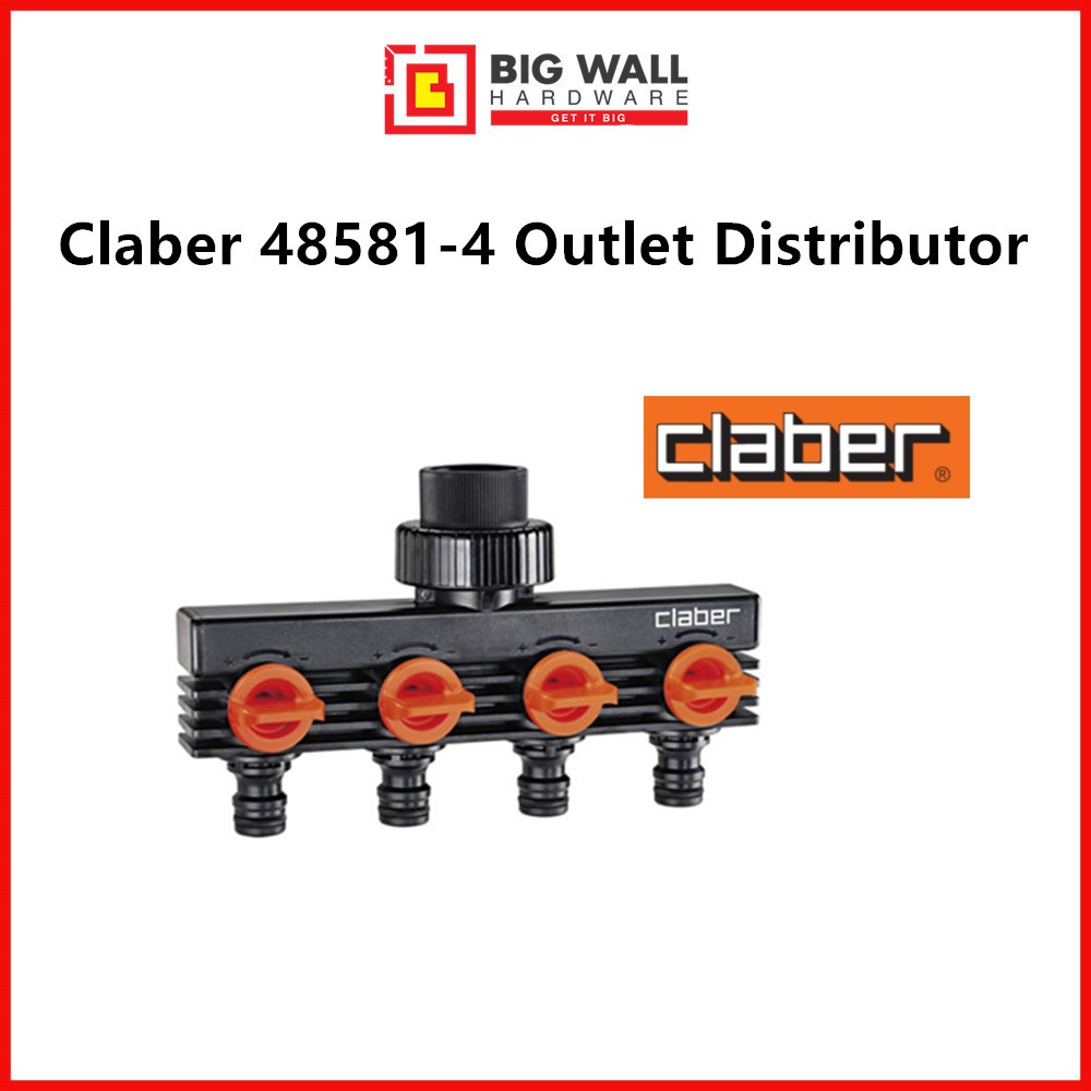 Claber 48581-4 Outlet Distributor (Big Wall Hardware) | Shopee Malaysia