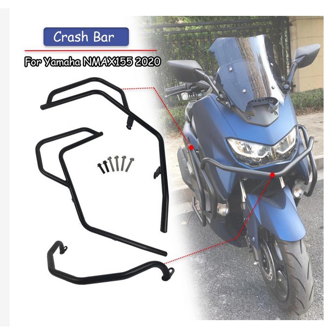 YAMAHA NMAX V2 NMAX V3 CRASH BAR FULL PROTECTION ENGINE GUARD NMAX ...