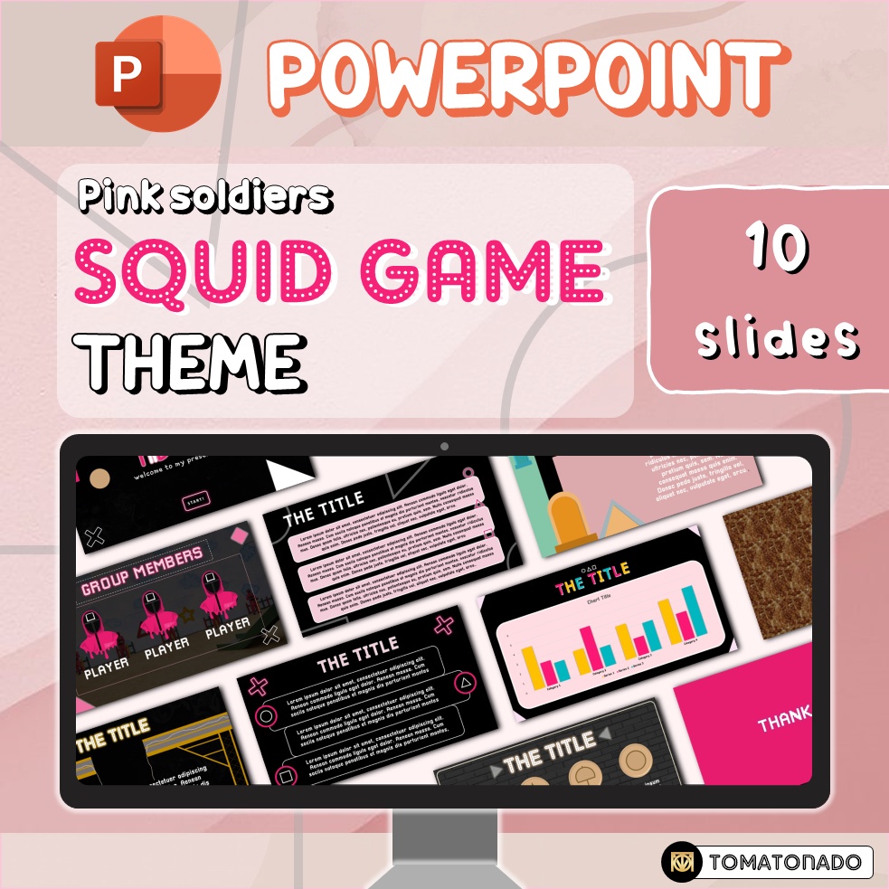 Squid Game PowerPoint Presentation Template [Squid Game inspired theme] Slides [Animated and ...
