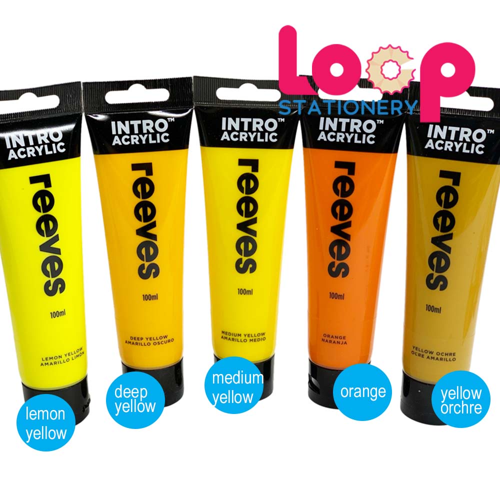 Reeves Acrylic Intro Paint Color 100ml | Shopee Malaysia