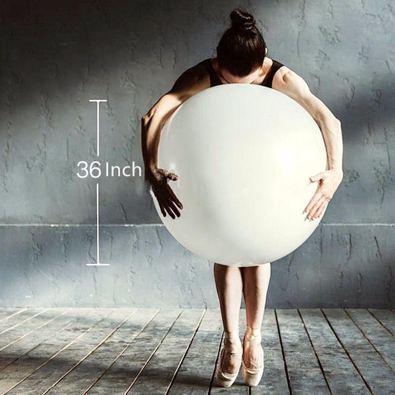 Thick Balloons 36 Inch Round Latex Giant Balloon Birthday Wedding Party ...