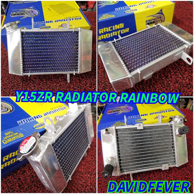 Y15 Y15ZR RADIATOR RACING STEEL RAINBOW ESPADA | Shopee Malaysia