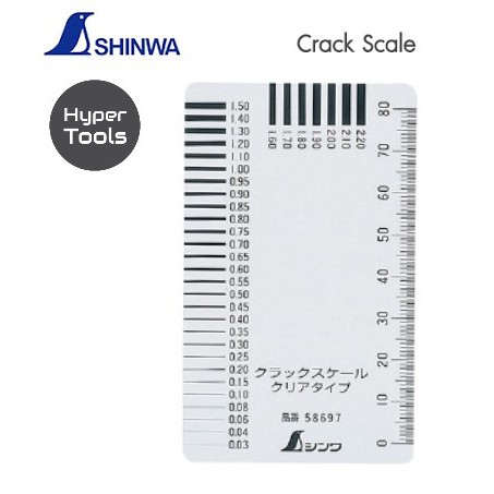 SHINWA Crack Scale (Clear Type) - Model: 58697 | Shopee Malaysia