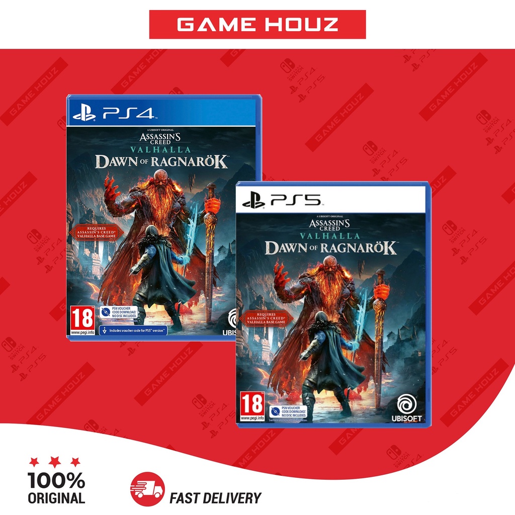 Ps4 Ps5 Assassins Creed Valhalla Ragnarok Edition New Shopee