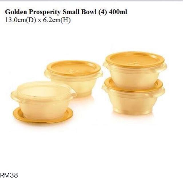 Tupperware Golden Prosperity Bowl 400ml (1pcs) | Shopee Malaysia