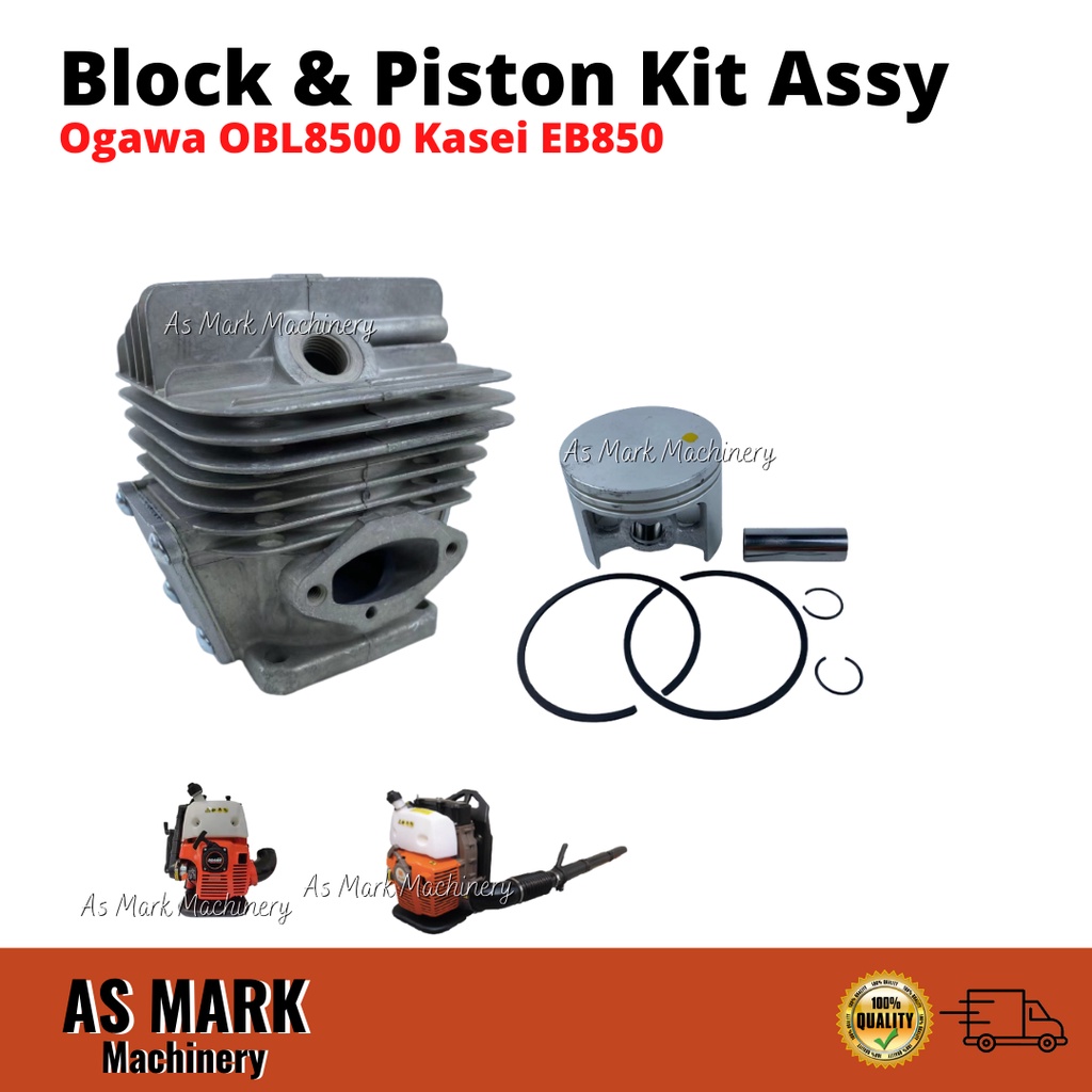 Ogawa OBL8500 Cylinder Block & Piston Kit Assy Kasei EB850 Backpack blower | Shopee Malaysia