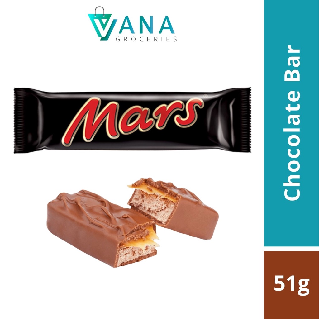 Mars Single Chocolate Bar 51g - Milk Chocolate Snack | Shopee Malaysia