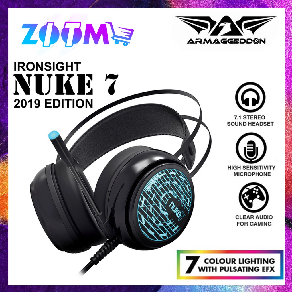 NUKE 7 IRONSIGNT ARMAGGEDDON HEADSET | Shopee Malaysia
