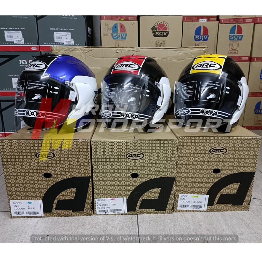 ARC AR1 Helmet 100% Original | Shopee Malaysia