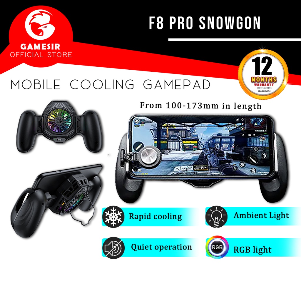 GameSir F8 Pro Snowgon Mobile Cooling Gamepad, Mobile Phone Cooler with ...
