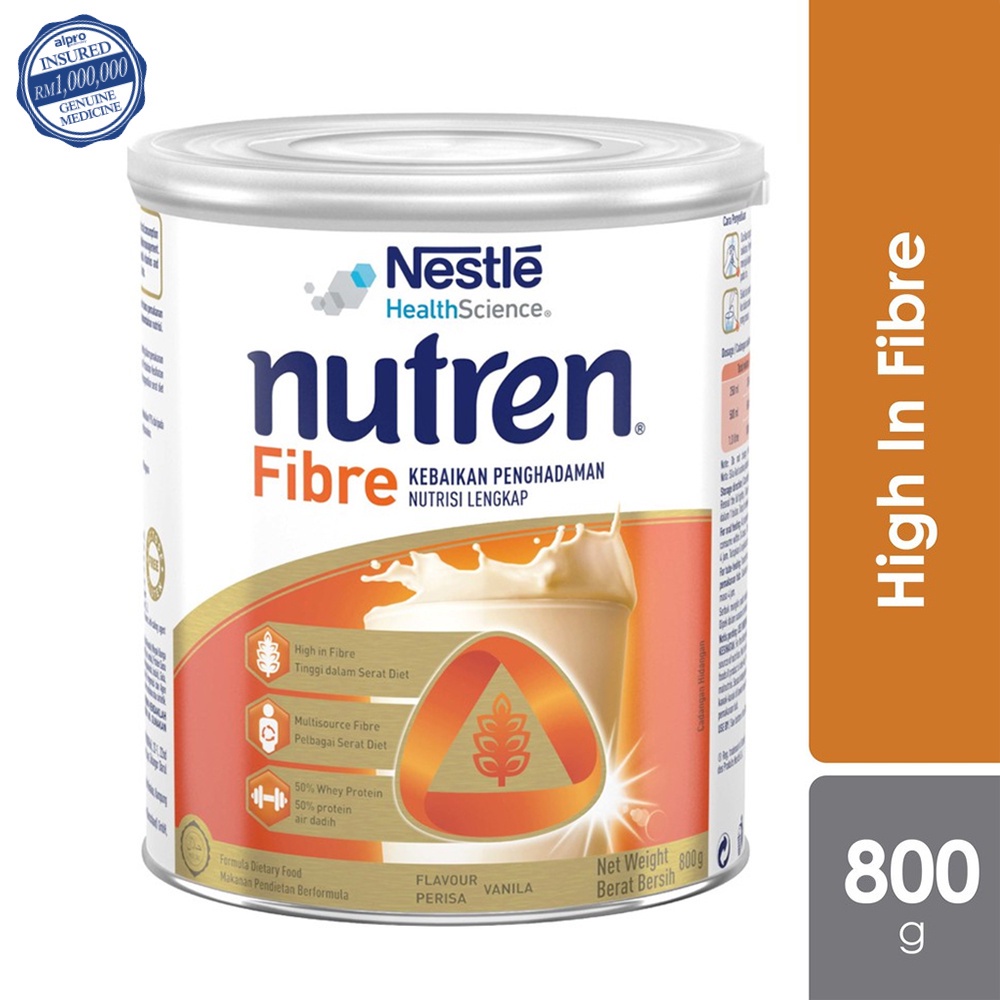 Nestle Nutren Fibre 800g (high fibre complete nutrition) | Shopee Malaysia