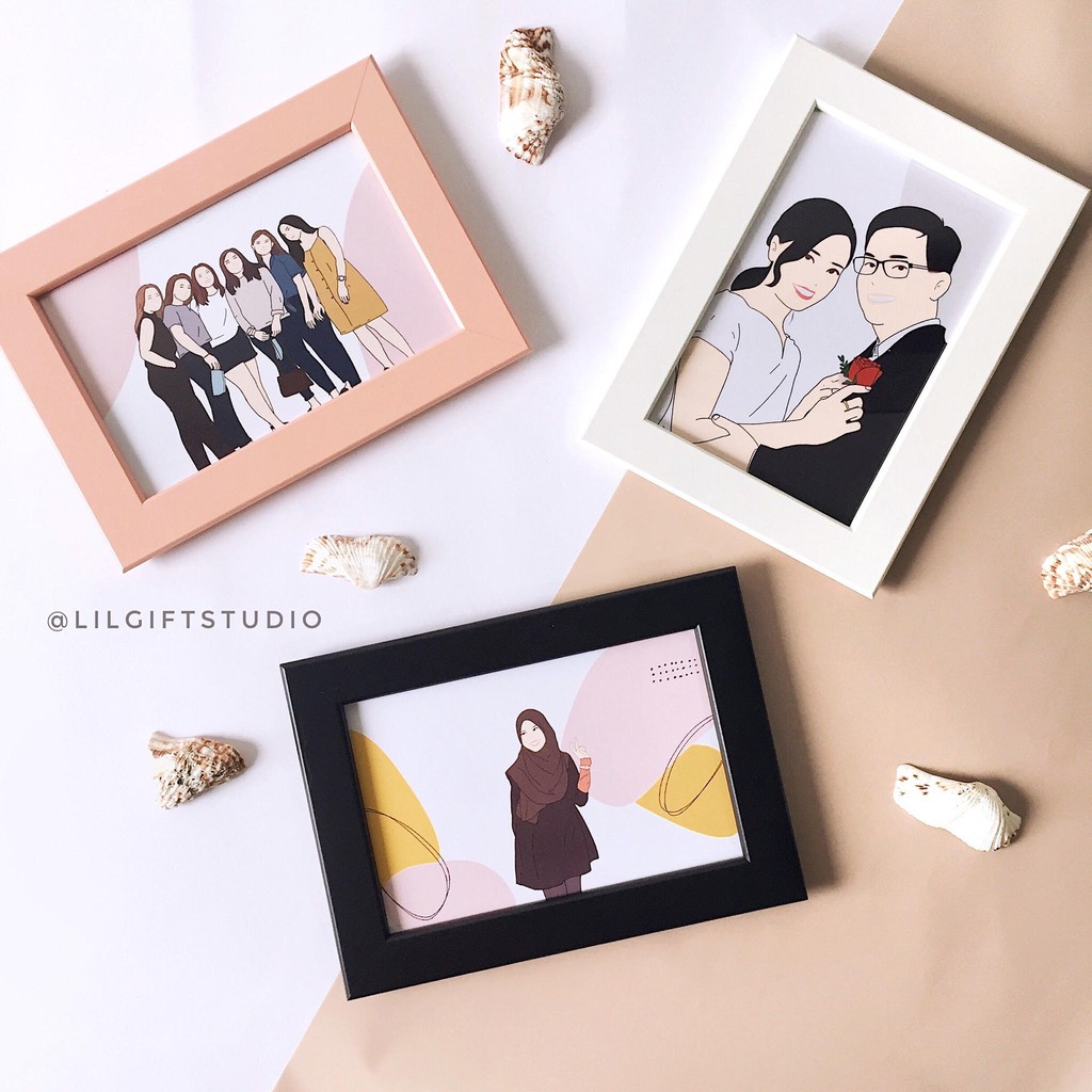 [Ready Stock] Aesthetic Frame Gift Set (with FREE Custom Digital ...