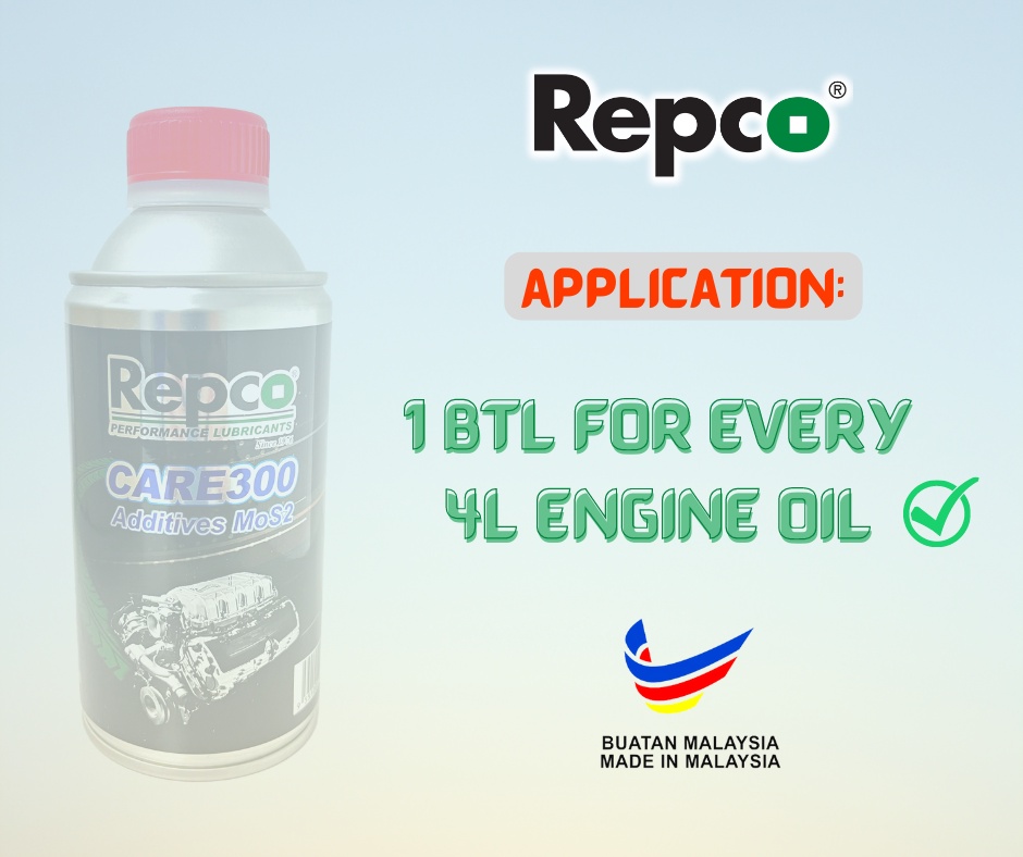 Repco CARE300 Additives MoS2 Engine Treatment (250ML) | Shopee Malaysia