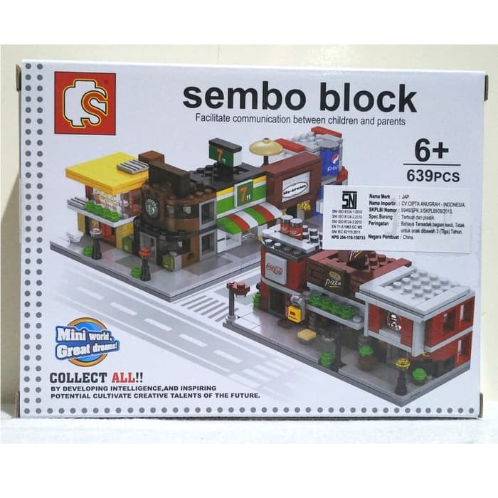 New Ag Lego City Mini Sembo - Kfc Outlet - Sd 6600 | Shopee Malaysia