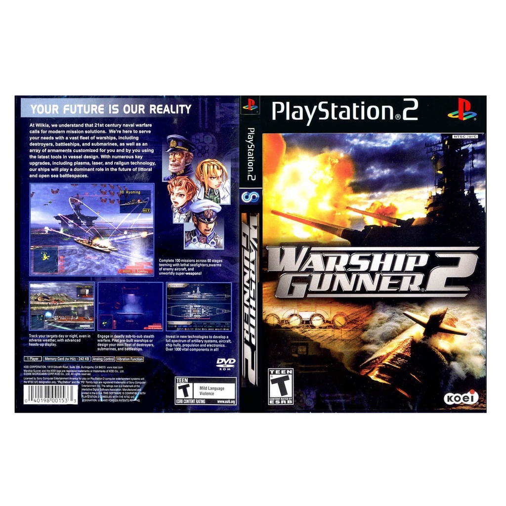 🔥PS2 CD DVD Games🔥 Warship Gunner 2 (DVD Game) | Shopee Malaysia