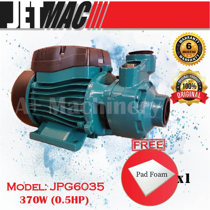 JETMAC JPG6035 Electric Water Pump (QB60) 370W, WATER BOOSTER PUMP ...