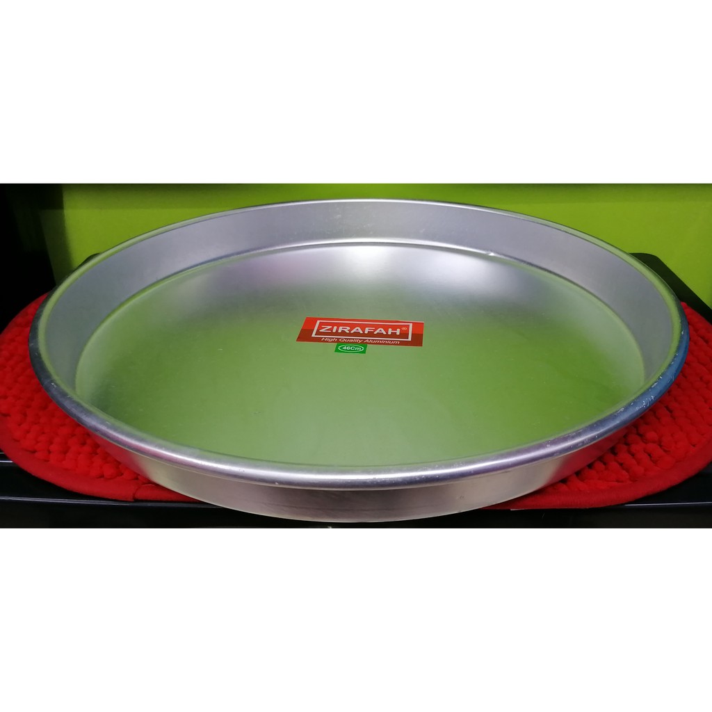 ZIRAFAH / QUALITY ALUMINIUM ROUND TRAY 46CM / 50CM / 55CM /60CM ...