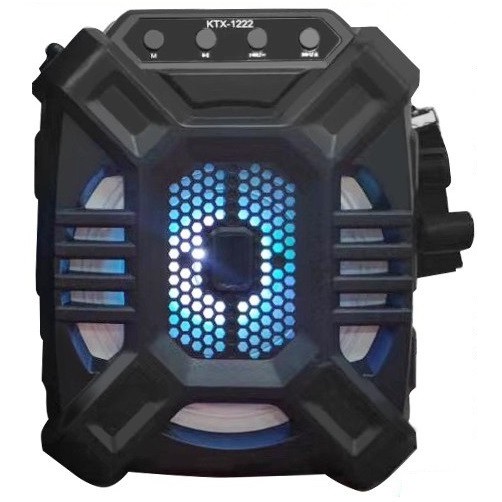 Portable Super Bass Speaker Bluetooth/USB/TF/LED Light [BS-12] BS12 | Shopee Malaysia