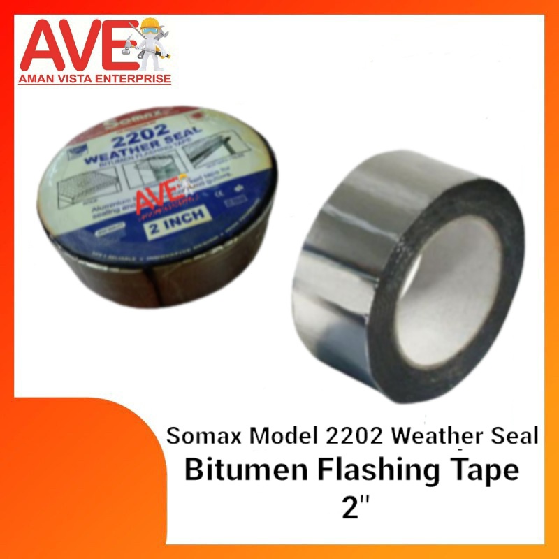Somax Model 2202 Weather Seal Bitumen Flashing Tape 2" | Shopee Malaysia