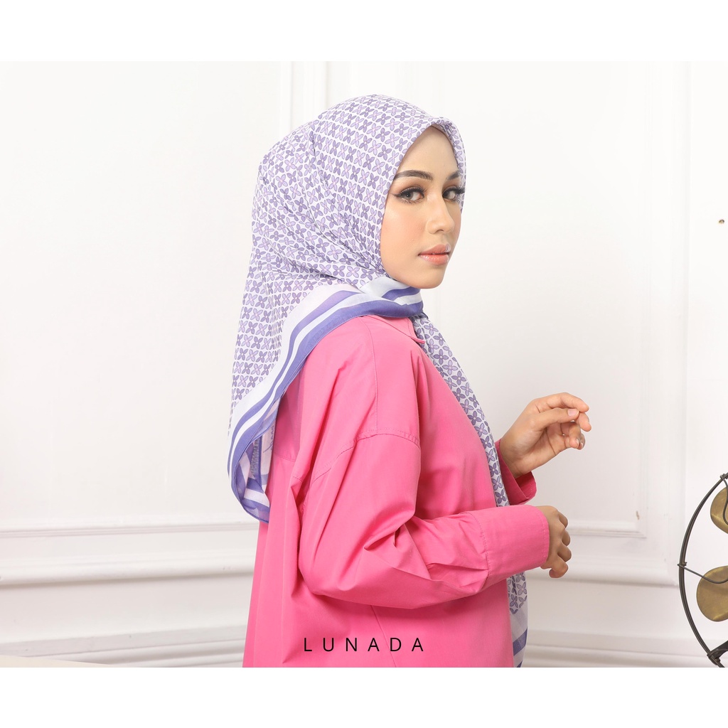 🔥[NEW RELEASE]🔥 LUNADA Retro Series Exclusive Cotton Voile Tudung Bawal ...