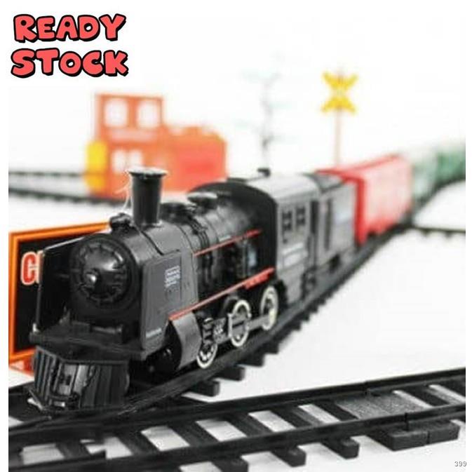 ☞Kereta Api Set Klasik Mainan _Rail King Electric Classical Train Toy ...