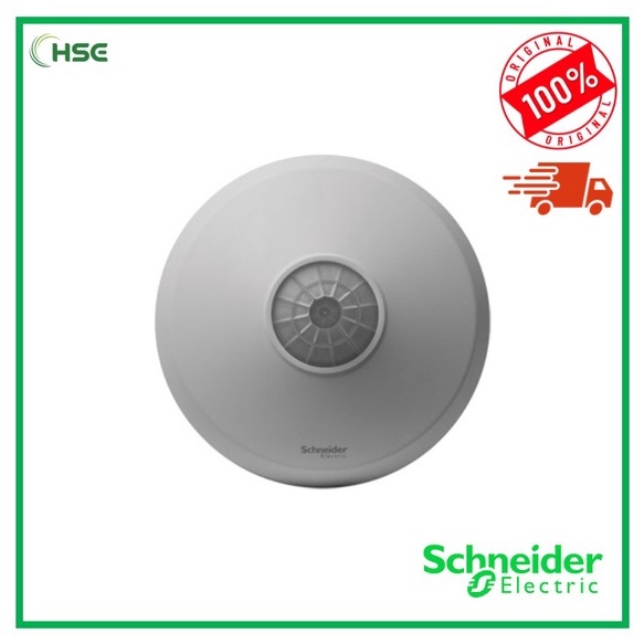 Schneider Electric Flush/Surface Mount Single-Load 360° PIR Occupancy Sensor (White) - HSE ...
