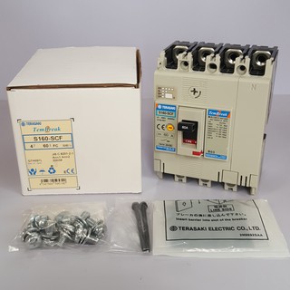 TERASAKI 4POLES MCCB S160-SCF 4P 25A 30A 40A 50A 60A | Shopee Malaysia