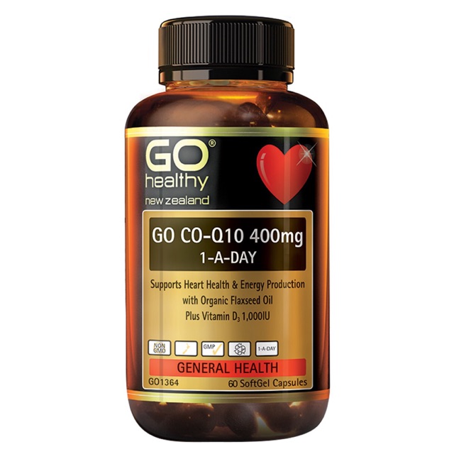 Go Healthy Go Co-Q10 400mg 60caps Exp:9/2026 | Shopee Malaysia